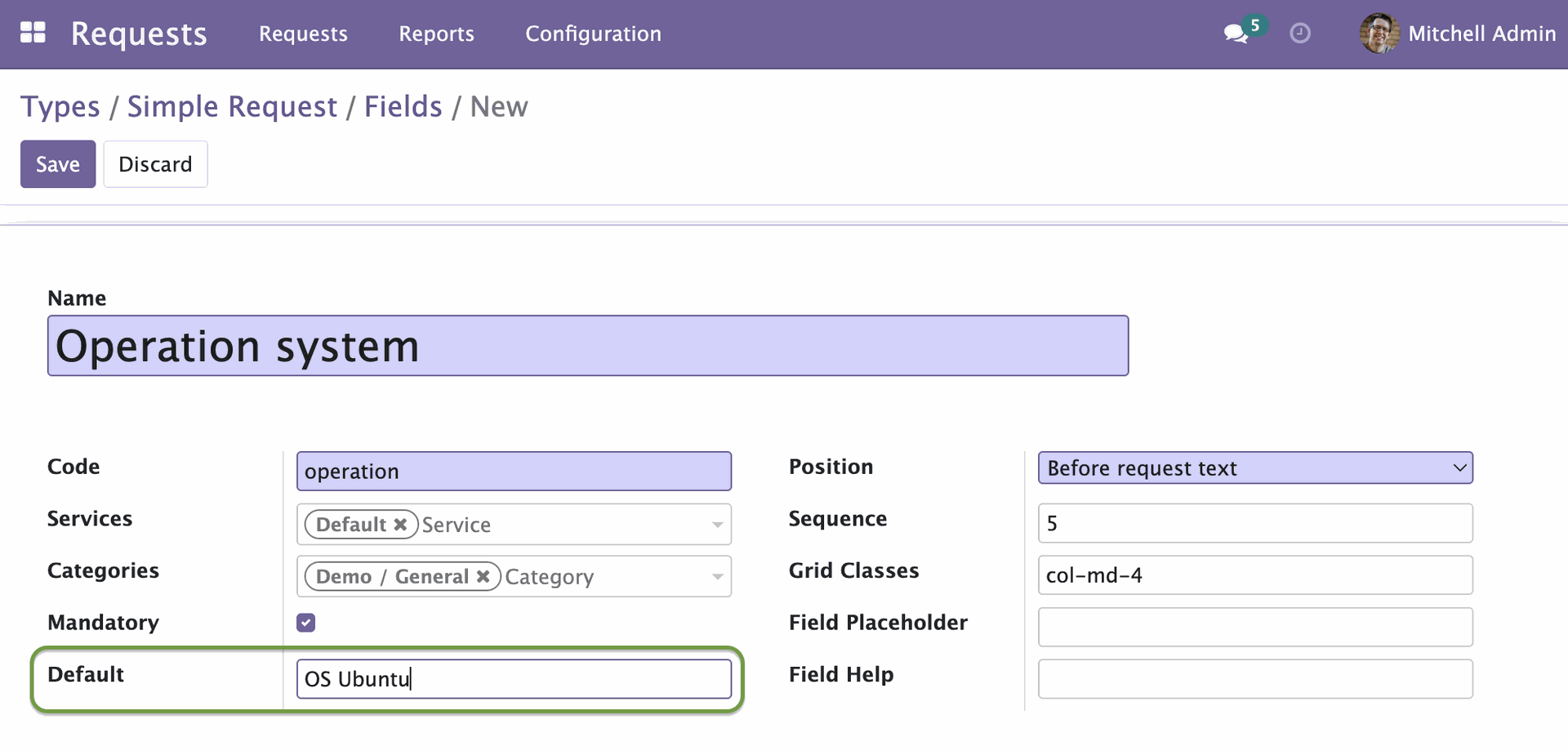 Generic Request Field Module. A quick guide how to configure additional fields in the request ...